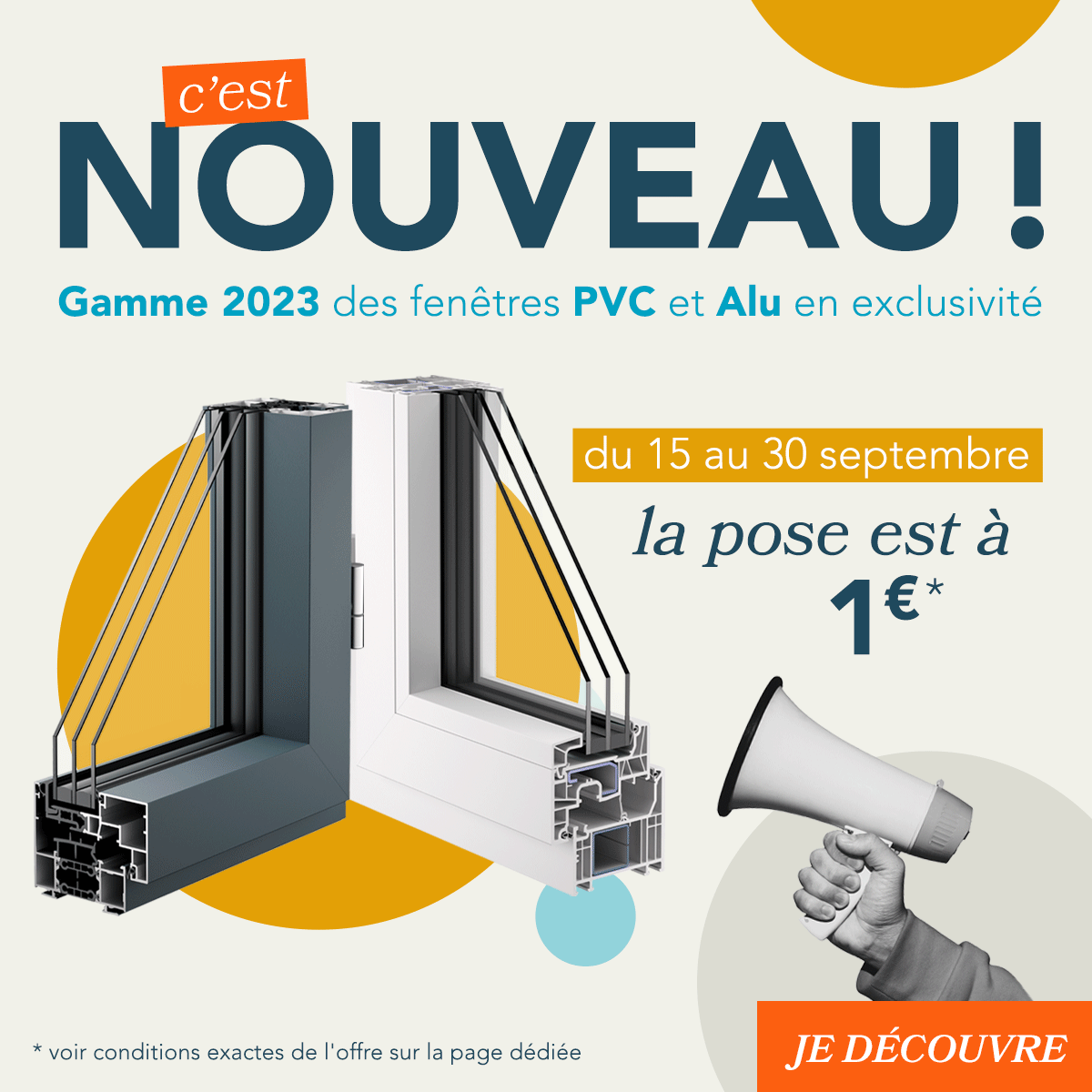 Châssis PVC et châssis aluminium, portes fenêtres | Tryba